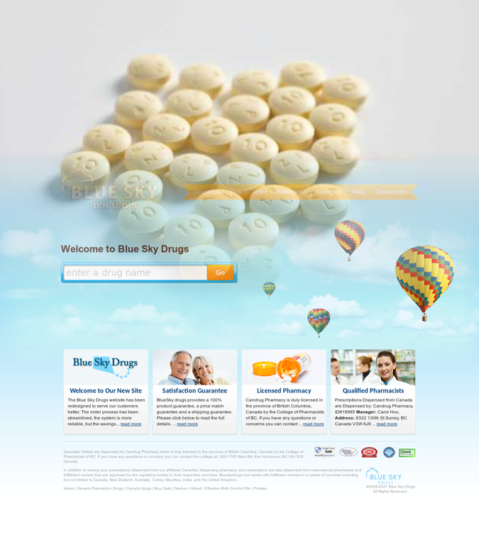 Blue Sky Drugs Review – A Pseudonymous Online Pharmacy ...